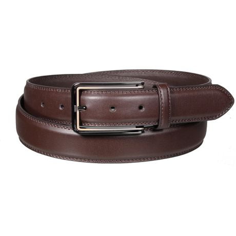 Click here for Nicci Belt With Double Top Edge Stitching Brown 32 prices