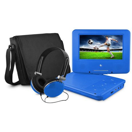 Ematic 7" DVD Player Bundle - Blue | Walmart Canada