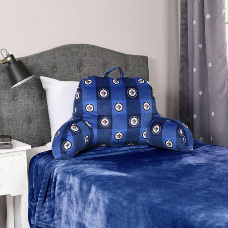 Click here for Nhl Winnipeg Jets Bed Rest Pillow Blue Jumbo prices