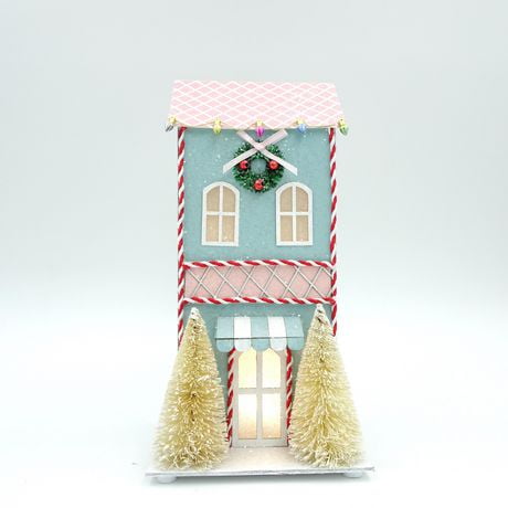 Holiday Time LED Light up Paper House Decor, LED PAPER HOUSE - Walmart.ca