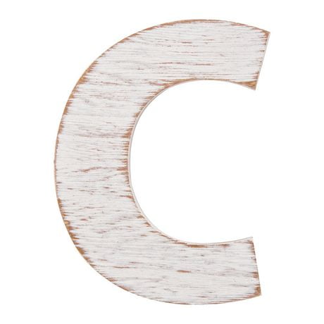 On the Surface™ Rustic Letter, "C" | Walmart Canada