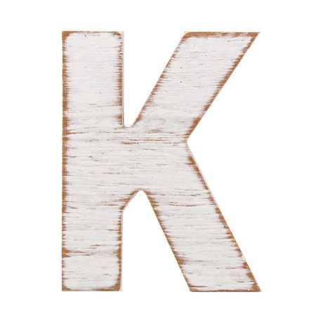 On the Surface™ Rustic Letter, "K" | Walmart Canada