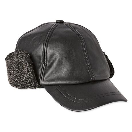 George Men's Faux Leather Baseball Cap | Walmart Canada