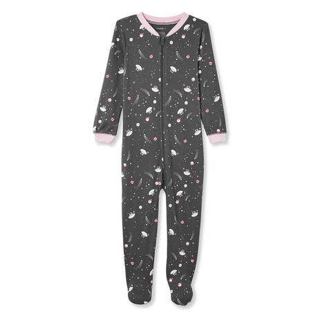 George Toddler Girls' AOP Footed Sleeper | Walmart Canada