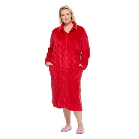 Iyla Plus Women's Full-Zip Robe, Sizes 1X-4X - Walmart.ca