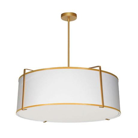 Click here for Dainolite Tra-244P-Gld-Wh White Pendant White prices