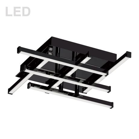 Click here for Dainolite Sum-1414Fh-Mb Flush Mount Matte Black prices
