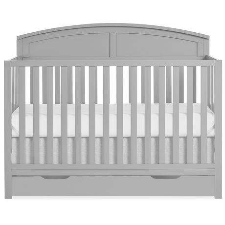 Dream On Me Storybrooke 5 in 1 Convertible Crib with Under Drawer ...