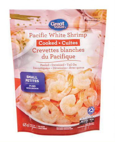Great Value Cooked Pacific White Shrimp | Walmart Canada