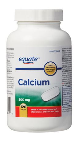 Equate Calcium 500 mg Tablets | Walmart Canada