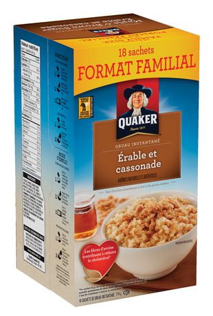 Quaker Maple & Brown Sugar Instant Oatmeal | Walmart Canada