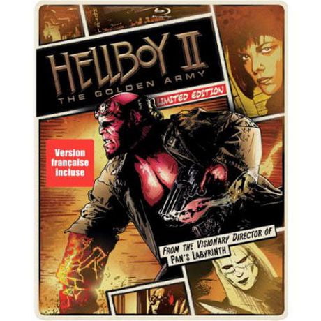 Hellboy II: The Golden Army (Steelbook) (Blu-ray + DVD + Digital Copy ...