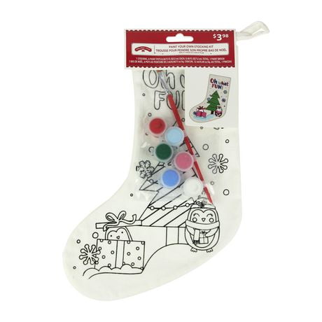 HOLIDAY TIME PAINT YOUR OWN STOCKING KIT - Walmart.ca