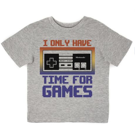 Click here for Nintendo Boys Short Sleeve T-Shirt Grey Xs prices