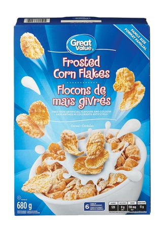 Great Value Family Size Frosted Corn Flakes | Walmart Canada