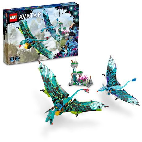 LEGO Avatar Jake & Neytiri’s First Banshee Flight 75572 Toy Building ...