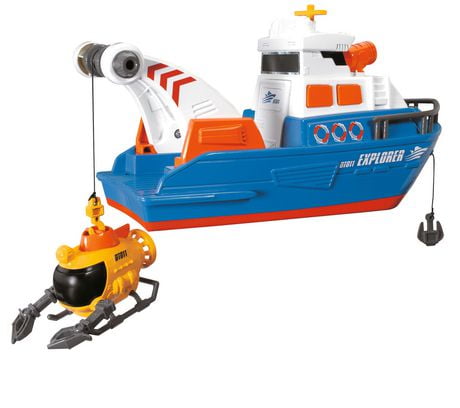 Adventure Force Large Action Series Light & Sound Explorer Boat ...
