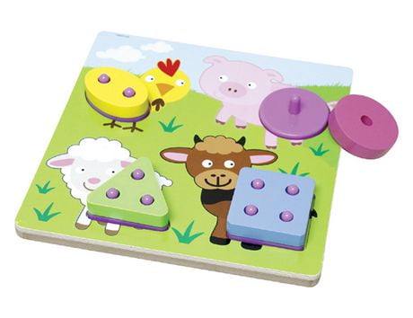 Spark Create Imagine Wooden Shape Puzzle | Walmart Canada