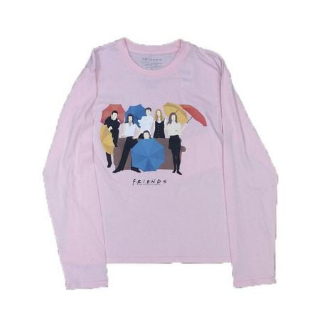 Ladies Friends Pink Long Sleeve Shirt | Walmart Canada