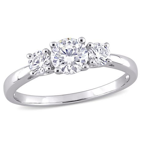 Click here for Miabella 1 Carat T. G.W. Moissanite Sterling Silve... prices