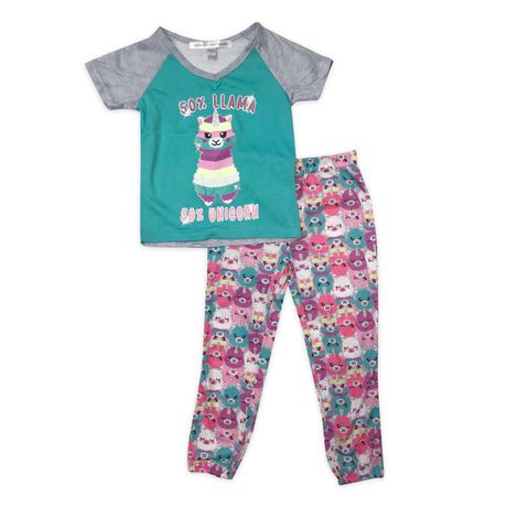 Click here for Peace Love & Dreams Girls 2-Piece Pj Set Blue 7 prices