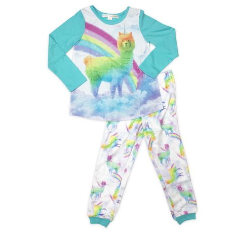 Click here for George Peace Love & Dreams Girls 2-Piece Pj Set Bl... prices