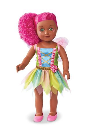 My Life As Elora Posable 18-inch Doll, Pink Hair, Green Eyes | Walmart ...
