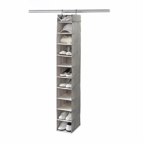 Click here for Neatfreak! Hanging 10-Shelf Shoe Organizer With To... prices