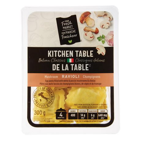 Your Fresh Market Kitchen Table Mushroom Ravioli - Walmart.ca