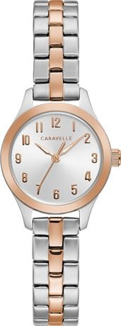 Click here for Caravelle Ladies Two-Tone Quartz Watch Gold Standa... prices