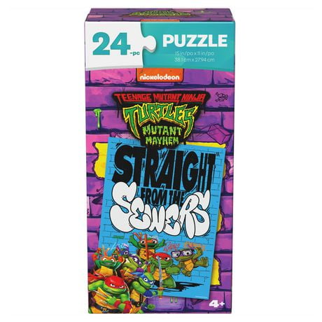 Teenage Mutant Ninja Turtles, 24-Piece Jigsaw Puzzle Ninja Turtles Toys ...