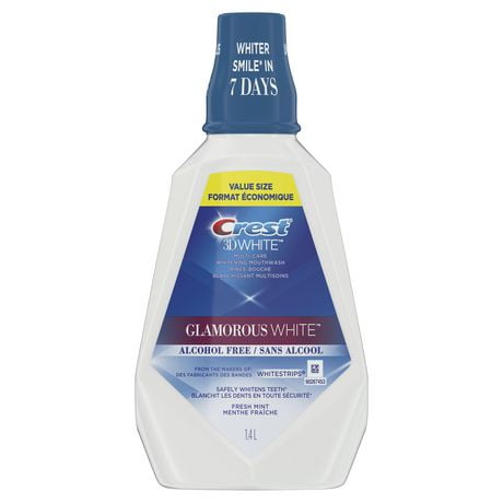 Crest 3D White Glamorous White Mouthwash, 1.4 L - Walmart.ca
