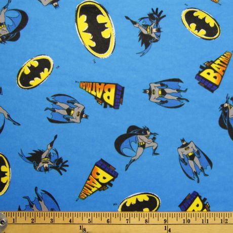 Click here for Fabric Creations Blue Batman Cotton Flannel Fabric... prices