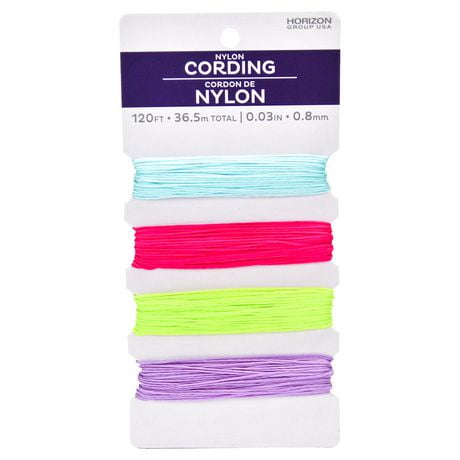 Nylon Cording Pack in Pastels | Walmart Canada