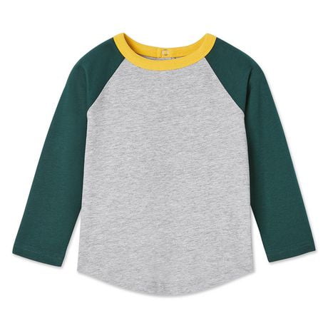 Click here for George Toddler Boys Long Sleeve Colour Blocked Tee... prices