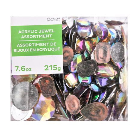 Acrylic Jewel Assortment in Large Ab Multicolor - Walmart.ca