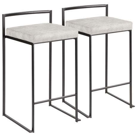 Click here for Fuji Contemporary Counter Stool By Lumisource Grey prices