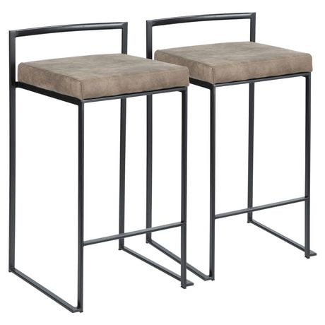 Click here for Fuji Contemporary Counter Stool By Lumisource Brow... prices