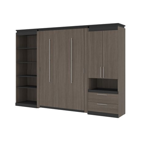 Click here for Bestar Orion Full Murphy Bed With Multifunctional... prices