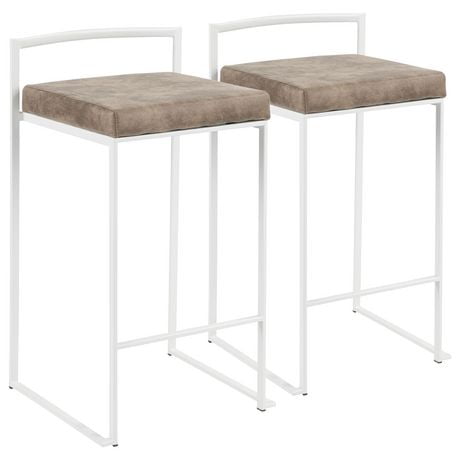 Click here for Fuji Contemporary Counter Stool By Lumisource Brow... prices