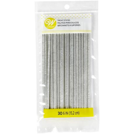 Click here for Wilton Silver Foil Lollipop Treat Sticks prices