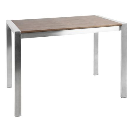 Click here for Fuji Contemporary Counter Table By Lumisource Brow... prices
