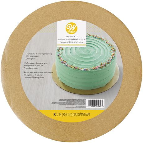 Click here for Wilton Round Gold Glitter Cake Boards prices