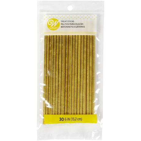 Click here for Wilton Gold Foil Lollipop Treat Sticks prices