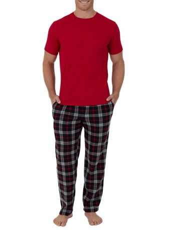Click here for Fruit Of The Loom Mens Sleep Set Crew Neck Top And... prices