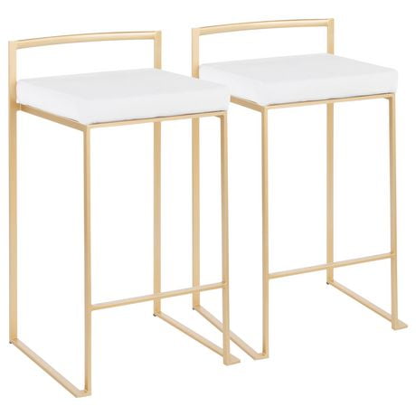 Click here for Fuji Contemporary Counter Stool By Lumisource Whit... prices