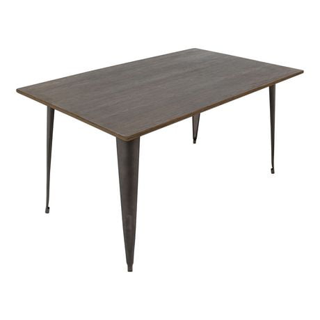 Click here for Oregon Industrial Dining Table By Lumisource Brown... prices