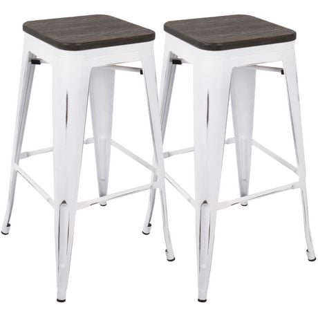Click here for Oregon Industrial Barstool By Lumisource White prices