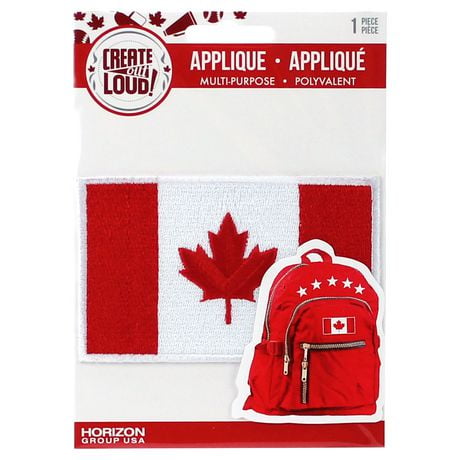 Click here for Create Out Loud Iron-On Large Canada Flag Applique... prices