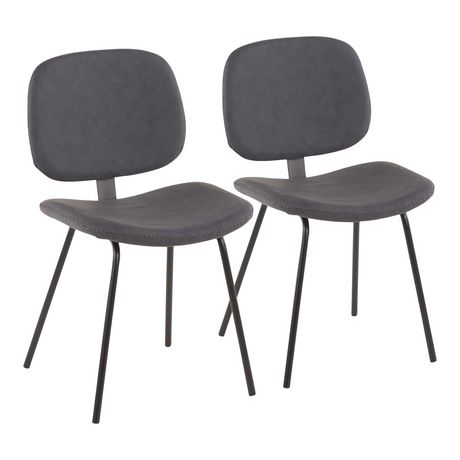 Click here for Nunzio Industrial Chair By Lumisource Grey Dining prices